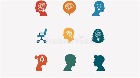 Professional Intellectual Disability Icon For Inclusive Designs Stock