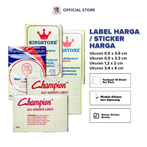 Jual Label Harga Lebel Harga Label Baju Stiker Nama Undangan