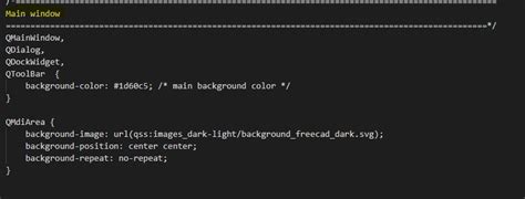 Display Customization R Freecad
