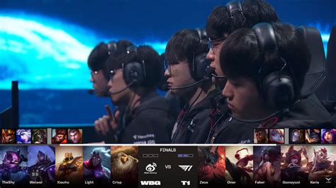 T1 Vs Wbg 3세트 밴픽 종료 롤 리그 오브 레전드 에펨코리아