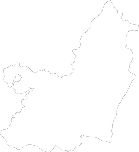 Valle Del Cauca Colombia Outline Map 38099250 Vector Art At Vecteezy