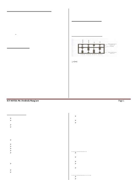 Computer Systems Notes Pdf