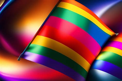 Plantillas De Portada Del Mes Del Orgullo Lgbt Con Formas De Arco Iris