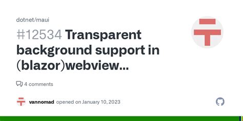 Transparent Background Support In Blazor Webview Component Issue