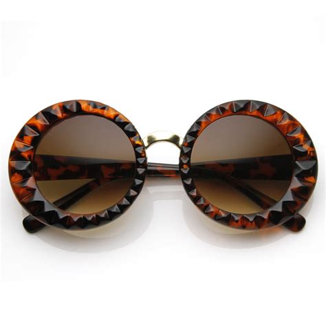 Designer Fashion Round Circle Womens Sunglasses Zerouv