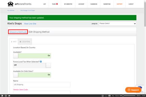 How To Set Up Shipping Methods On Your Website Support Center