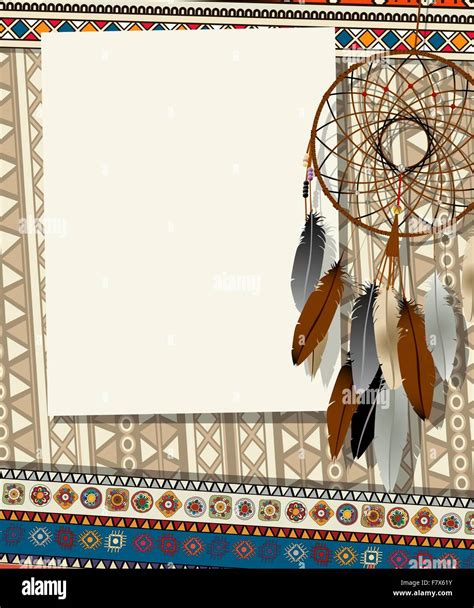 Dream Catcher Card 2 Stock Vector Image And Art Alamy