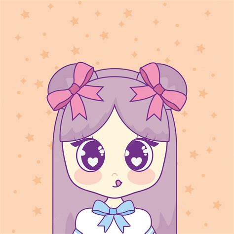 Premium Vector Anime Girl Smiling