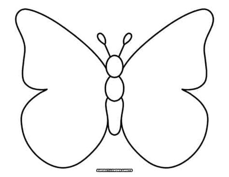 Butterfly Cut Out Template