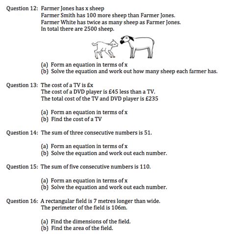 Corbettmaths Solutions Of Equations Advanced Simultaneous Equations Textbook Answers