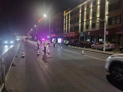 平安春运 交警同行 夜查酒驾在行动 严把交通安全关 中国交通网 Traffic In China