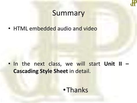 Html Multimedia Pptx