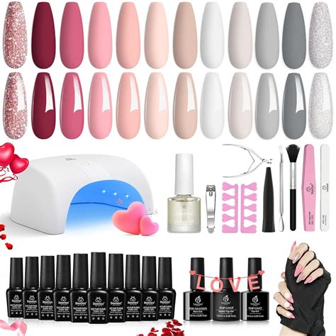 Beetles Gel Polish With Led Light Nail Lamp 12 Colors