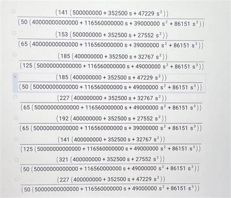 determine a frequency domain expression in the