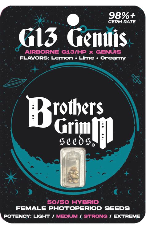 G13 Genius Strain Brothers Grimm Neptune Seed Bank Cannabis Strains