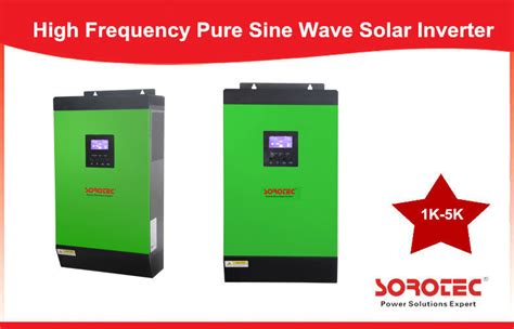1KVA 5KVA Solar Inverter System Hybrid Off Grid Inverter LCD Display