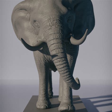 3d Printable Elephant By Seanser Smylie