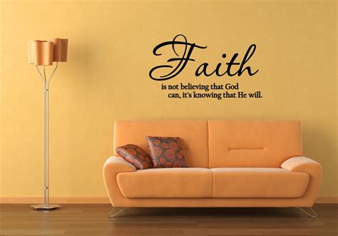 Faith Is Not Believing That God Can Its Knowing That He