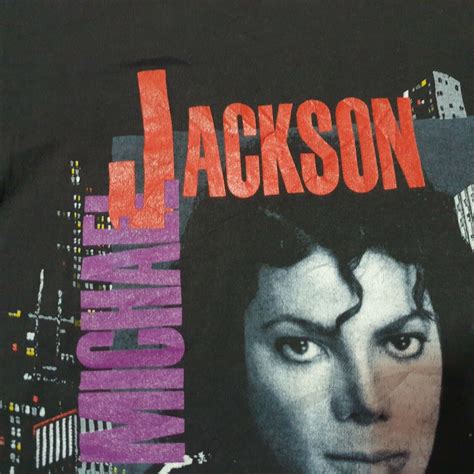 Bad Tour Michael Jackson Vintage T Shirt Band Gem