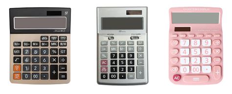 세트 및 컬렉션은 흰색 배경에 회색과 분홍색 계산기를 분리합니다 0명에 대한 스톡 사진 및 기타 이미지 0명 개념 검은색 Istock