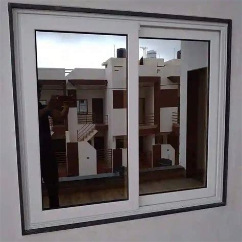 Toughened Glass Upvc Sliding Window At Rs 370 Sq Ft In Hyderabad Id