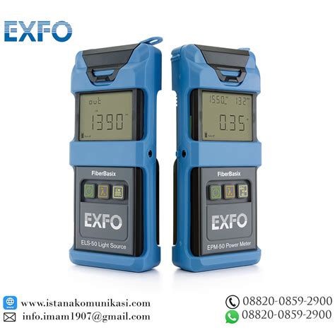 Exfo Els 50 Light Source Handheld Tester Istana Komunikasi