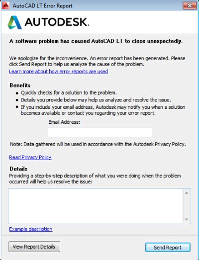 autodesk does autodesk really read your crash report ~ the cad station