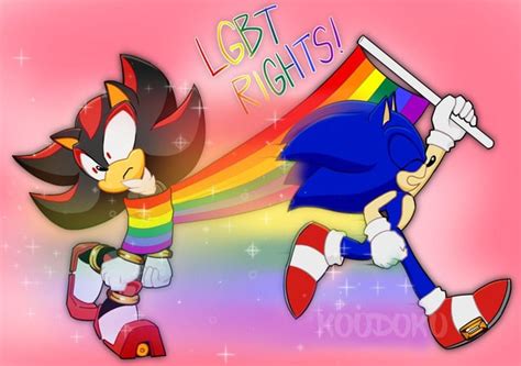 Go On Shadow Dont You Support Gay Rights By Koudoku On Da R
