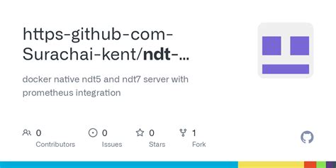 Github Https Github Surachai Kent Ndt Server Docker Native