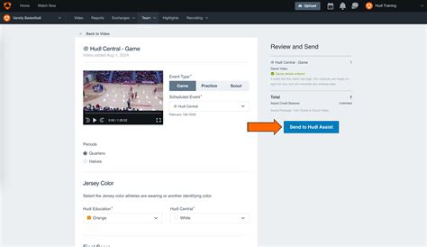 Submit A Game To Hudl Assist • Hudl Support