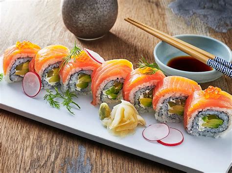 Recette roulé au saumon fumé et à l avocat uramaki Public