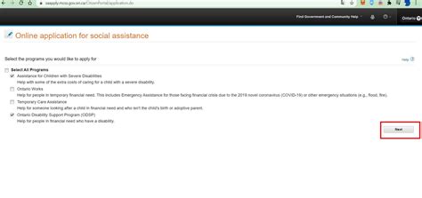 How To Apply For Odsp