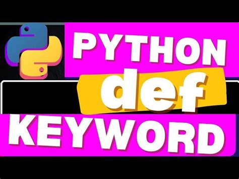 Meera Menon On Linkedin How To Use Def Keyword In Python Python Beginner Tutorial