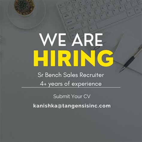 Kanishka K On Linkedin Tangensis Location Timings References Hiring Benchsalesrecruiters