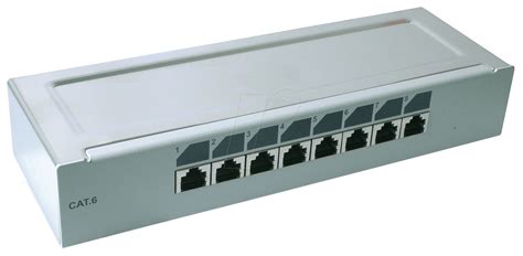 Patchpanel 8 6 Mini Patchpaneel Cat 6 8 Poort Bei Reichelt Elektronik