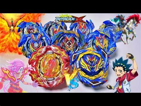 Beyblade Burst DB Prominence Phoenix VS ALL Valkyrie 베이블레이드 버스트