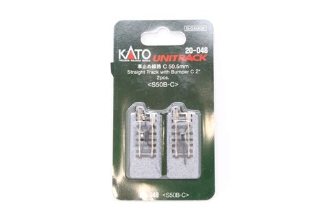 Kato 20 048 Ground Level Buffer Stop Rail On 50 5mm Straight 2