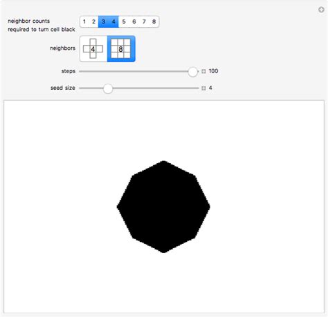 2d Cellular Automaton Growth Models Wolfram Demonstrations Project