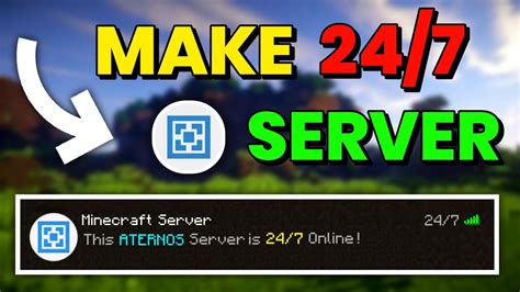 How To Make Aternos 24 7 Server In Aternos No