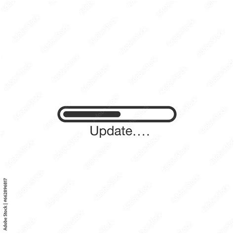 Loading Process Update System Icon Concept Of Upgrade Application