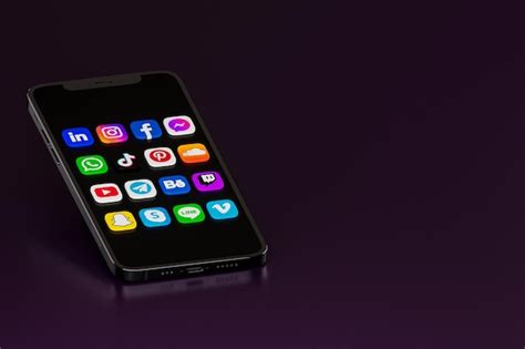 Premium Photo 3d Rendering Mobile Application Buttons Showing On Top