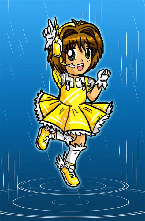 Chibi Umbrella Sakura By Yuni Naoki On Deviantart