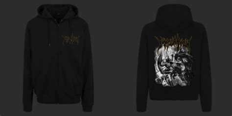 Zip Up Hoodie Choking Angel Immolation European E Store