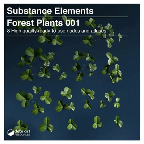 substance elements forest plants flippednormals