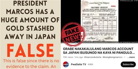 FACT CHECK President Marcos Has A Huge Amount Of Gold Stashed Away In