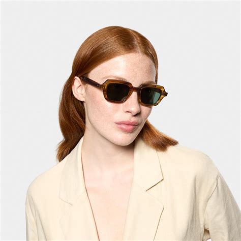 Squared Brown Sunglasses Oak Tbd Eyewear