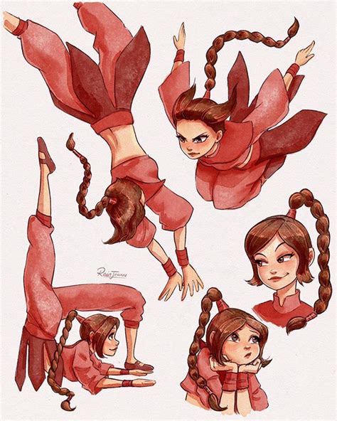 Ty Lee Art By Rainjeanne • Instagram Avatar The Last Airbender Art