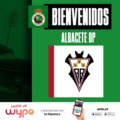 Real Racing Club On Twitter Hola AlbaceteBPSAD Bienvenidos A