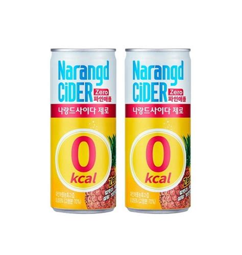 나랑드 사이다 파인애플 제로 나드랑 사이다 245ml 30캔 티몬