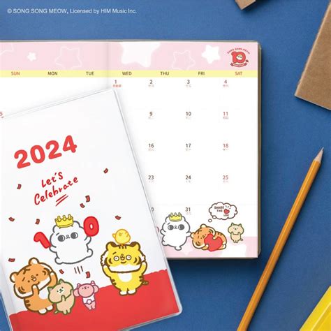 Jzfun 爽爽貓 2024月計畫本 Jzfun｜筆記本手帳人氣榜 Pinkoi